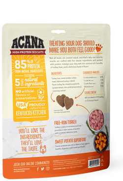 ACANA High-Protein Biscuits Crunchy Turkey Liver Recipe - Ranson, WV ...